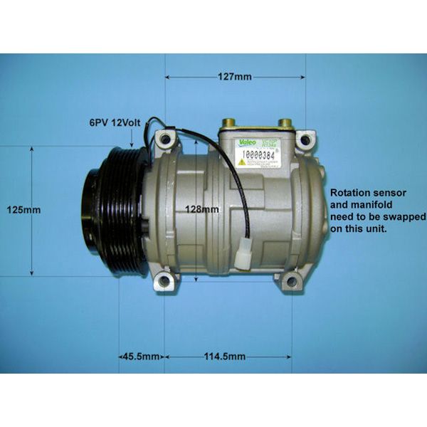 Compressor (AirCon Pump) Mercedes E Class (W124) E 3.6 AMG Petrol (May ...