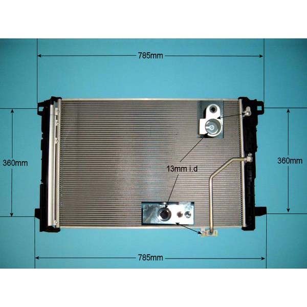 Condenser (AirCon Radiator) Mercedes C Class (W204) 2.1 C200 CDi Diesel ...