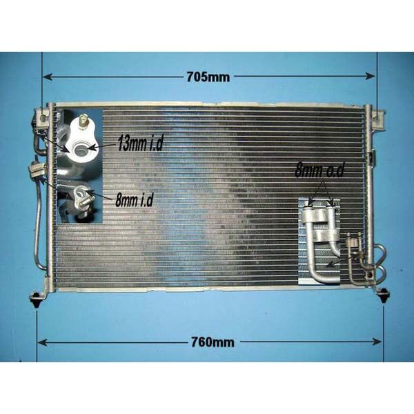 Condenser (AirCon Radiator) Mitsubishi Lancer MK7 CS (2003-08) 2.4 ...