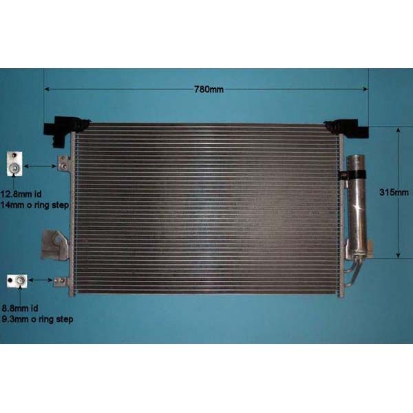 Condenser (AirCon Radiator) Mitsubishi Lancer MK8 CY/ZA (2008-) 1.5 ...