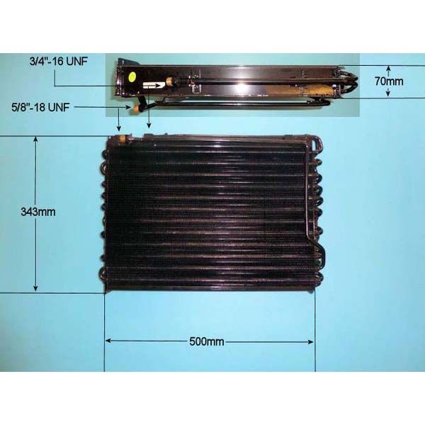 Condenser (AirCon Radiator) New Holland / Ford T Series Tractor T6020 ...