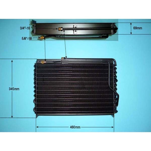 Condenser (AirCon Radiator) New Holland / Ford TS Series Trator TS115 ...