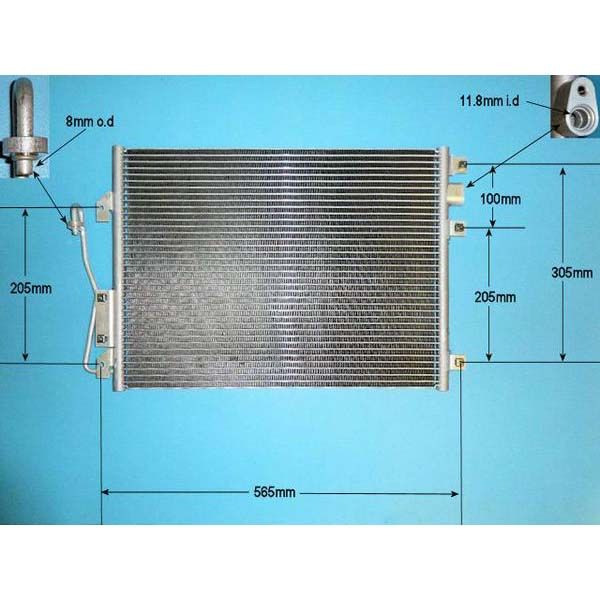 Condenser (AirCon Radiator) Renault Clio MK2 1.5 DCI Diesel (Jun 2005 ...