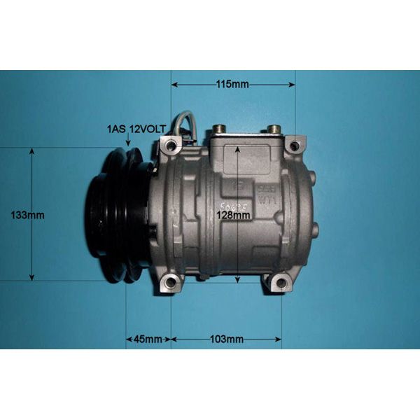 Compressor (AirCon Pump) Renault Agri Backhoe 100 Hydro Diesel (1990 to ...