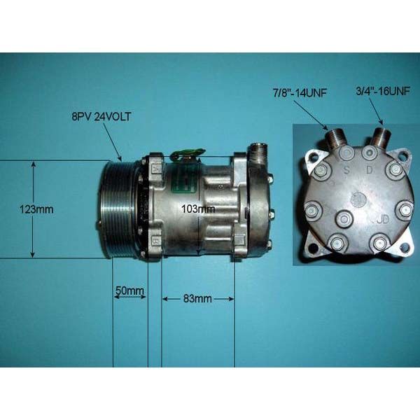 Compressor (AirCon Pump) Sandvik Crawler Drill DP1500i Diesel (1990 to ...