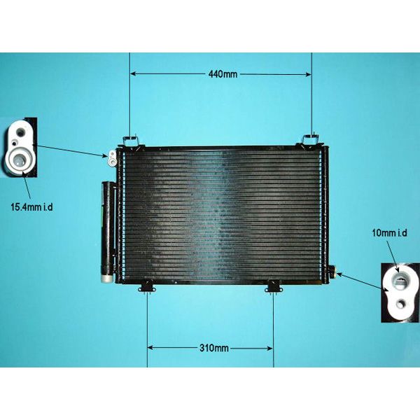 Condenser (AirCon Radiator) Toyota Yaris 1.0 Petrol (Apr 1999 to Dec ...