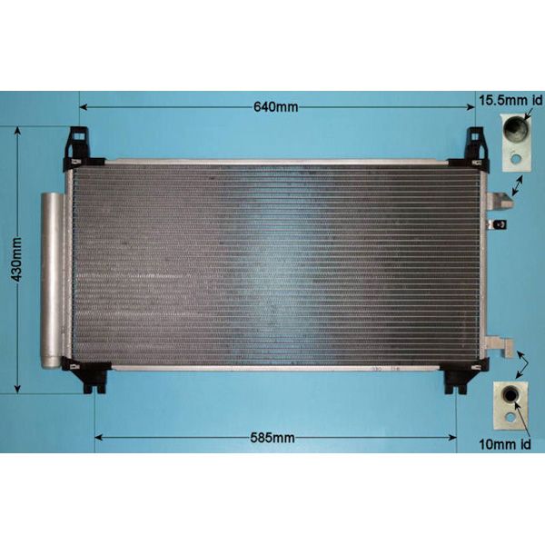 Condenser (AirCon Radiator) Toyota Yaris 1.8 VVTI Petrol (Jan 2007 to ...