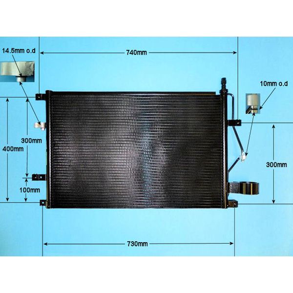 Condenser (AirCon Radiator) Volvo S60 MK1 2.4 Petrol (Jan 2002 to Aug ...