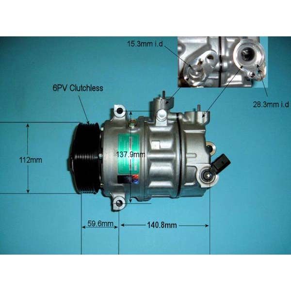 Compressor (AirCon Pump) VW Jetta 2.0 TDi Diesel (Oct 2010 to 2023 ...