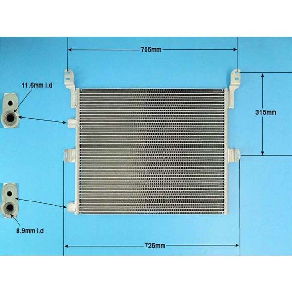 Condenser (AirCon Radiator) Rvi Truck Magnum (2005-) 520.25 DXI13 ...