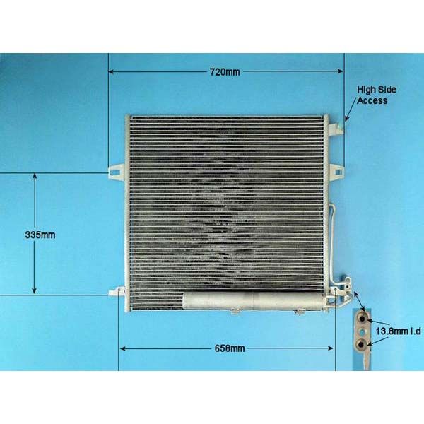 Condenser (AirCon Radiator) Mercedes M Class (W164) 3.0 ML320 CDi ...