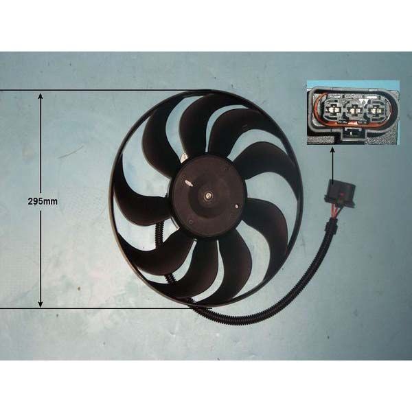 Condenser Cooling Fan Skoda Octavia MK1 1997-2010 1.9 SDi Diesel (Feb ...