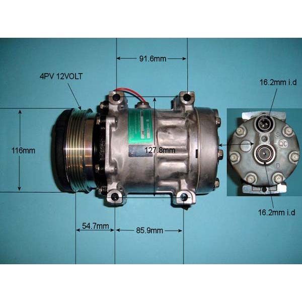 Compressor (AirCon Pump) Challenger Agricultural Tractor MT445B Diesel ...