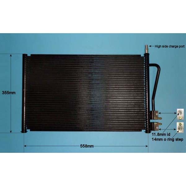 Condenser (AirCon Radiator) Ford Fiesta Van 1.4 TDCI Diesel (Oct 2003 ...