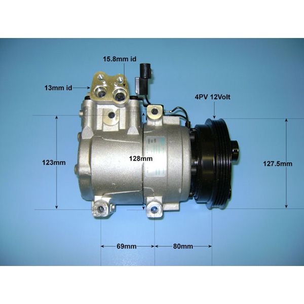 Compressor (AirCon Pump) Hyundai Coupe 1.6 16v Petrol (Dec 1996 to Apr ...