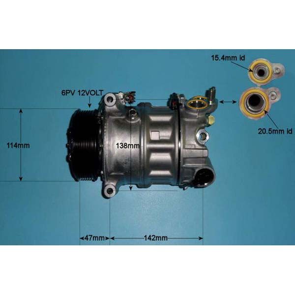 Compressor (AirCon Pump) Land Rover Discovery MK4 3.0 TD Diesel (Sep ...